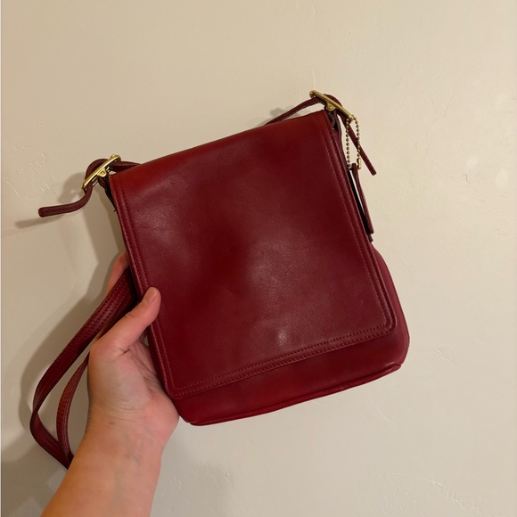 Coach | Bags | Vintage Coach Legacy 982 Slim Crossbody Bag In Red ...